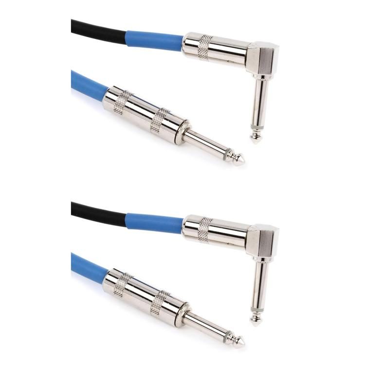 Pro Co EGL-06 Excellines Straight to Right Angle Patch Cable (2-Pack ...