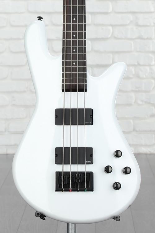 Spector NS Ethos High Performance 4 Bass Guitar - White Sparkle Gloss ...