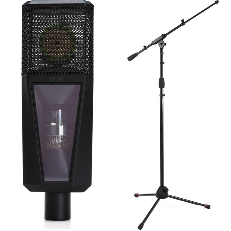 Lewitt Pure Tube Essential Tube Condenser Microphone and Mic Stand ...
