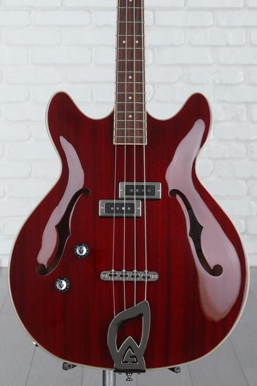 Guild Starfire I Left-handed Bass Guitar - Cherry | Sweetwater