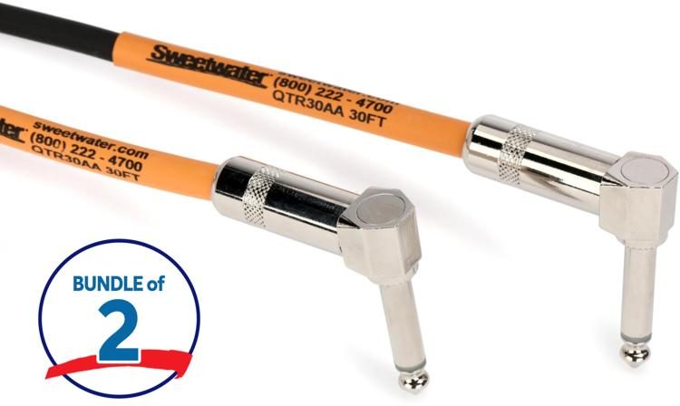 Pro Co EGLL-30 Excellines Right Angle to Right Angle Instrument Cable ...