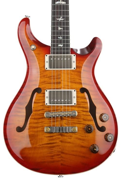 PRS McCarty 594 Hollowbody II Electric Guitar - Dark Cherry Burst ...