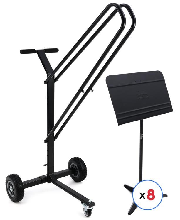 On-Stage SMC5000 Music Stand Cart and Stands Bundle | Sweetwater