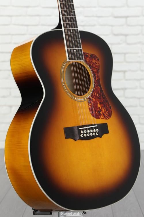 Guild F-2512E Deluxe 12-string Acoustic-electric Guitar - Antique ...