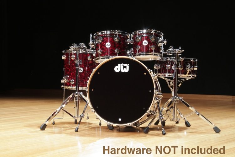 DW Collector's Finish Ply Series 5-Piece Kit - Red Velvet | Sweetwater