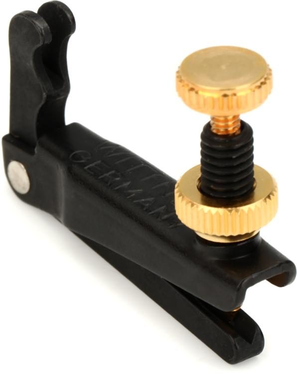 Wittner Stable-style Fine Tuner for 4/4-3/4-size Violin - Black with ...