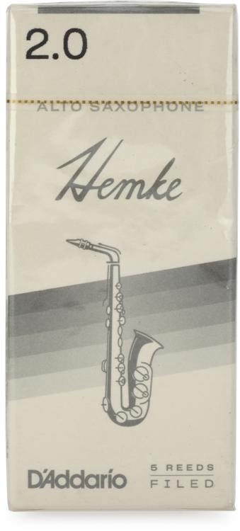 D'Addario RHKP5ASX200 - Frederick L. Hemke Alto Saxophone Reeds - 2.0 ...