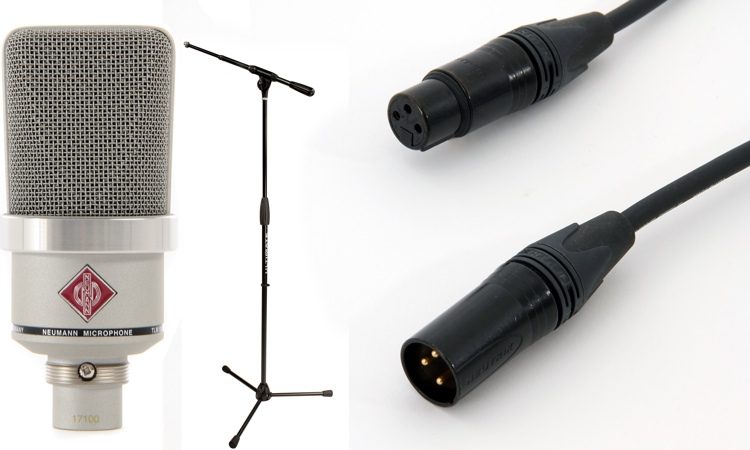 Sweetwater TLM 102 Mic Bundle - Nickel