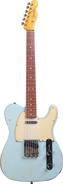 Fender Custom Shop Vintage Spec 1963 Telecaster Relic - Sonic Blue ...