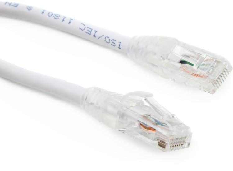 Pro Co CC6.W.010F Cat 6 Ethernet Cable - 10 foot White | Sweetwater