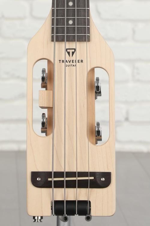 Traveler Guitar Ultra-Light Bass Guitar - Natural Maple | Sweetwater