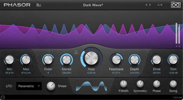 UVI Parametric Phaser Plug-in | Sweetwater