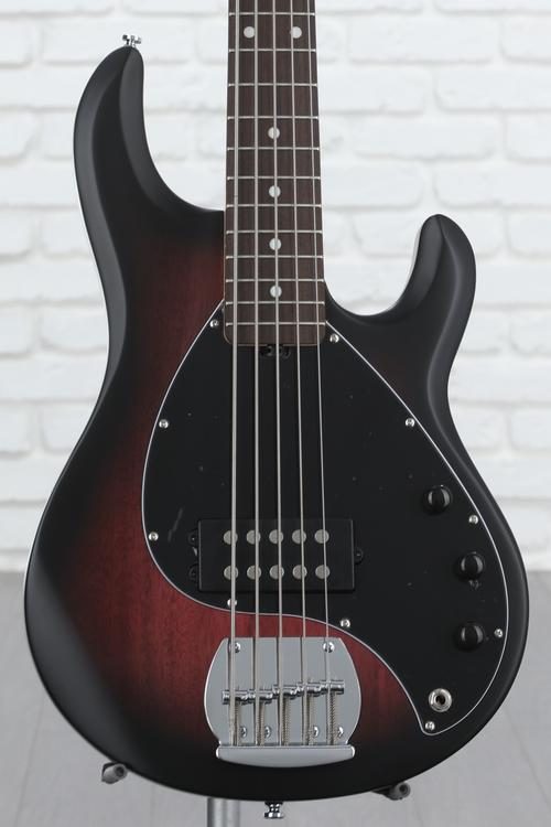 Sterling By Music Man StingRay RAY5 Bass Guitar - Ruby Red Burst Satin ...