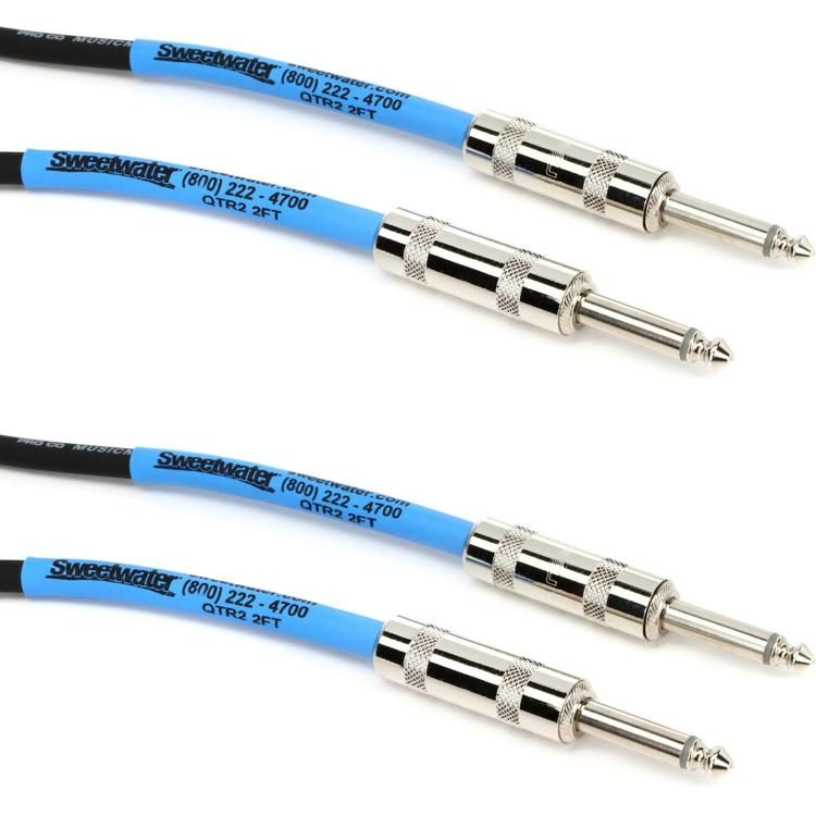 Pro Co EG-2 Excellines Straight to Straight Patch Cable (2-Pack) - 2 ...