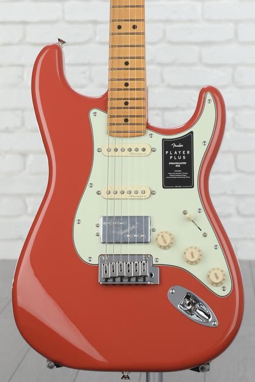 Fender Player Plus Stratocaster HSS Electric Guitar - Fiesta Red with ...