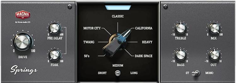 Waves Magma Springs Spring Reverb Plug-in | Sweetwater