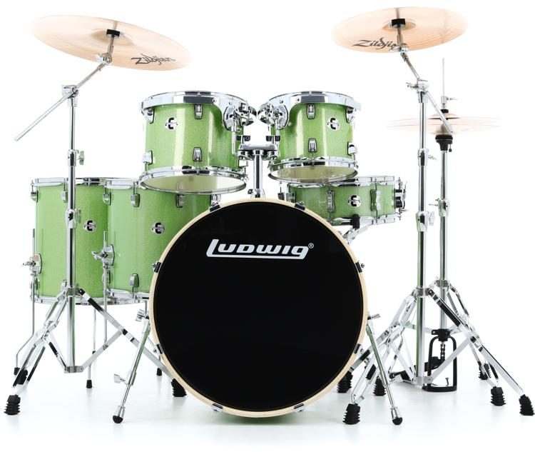Ludwig 6-piece Element Evolution Drum Set | Sweetwater