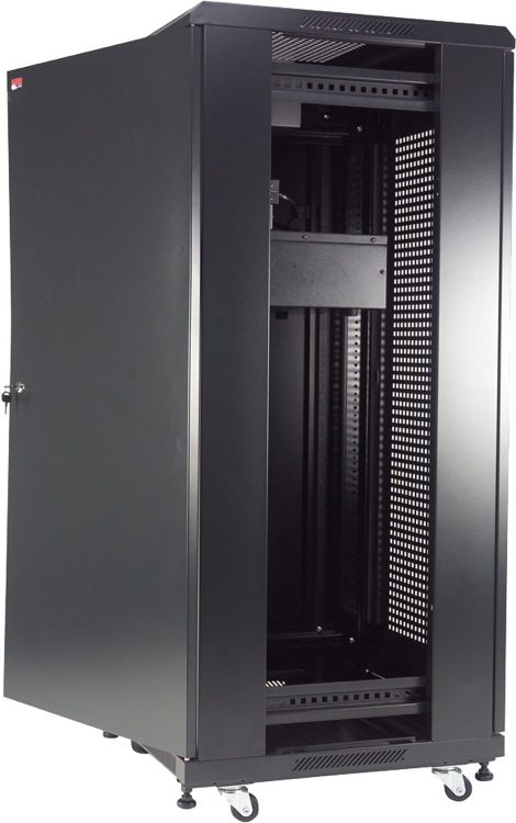 Gator GR-FS4B2723TBB - 27U, 23" Deep Rack w/Steel Door | Sweetwater