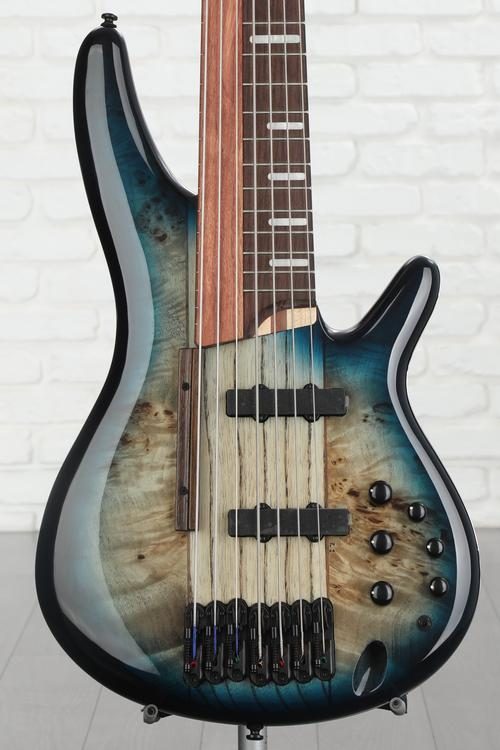 Ibanez Bass Workshop SRAS7 Ashula 7-string Bass Guitar - Cosmic Blue ...