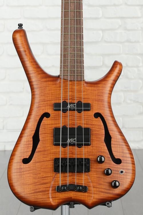 Warwick Masterbuilt Infinity 4-string Bass Guitar - Amber Transparent ...