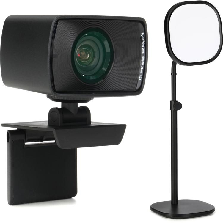 Elgato Facecam Full HD Webcam with Panel Light | Sweetwater