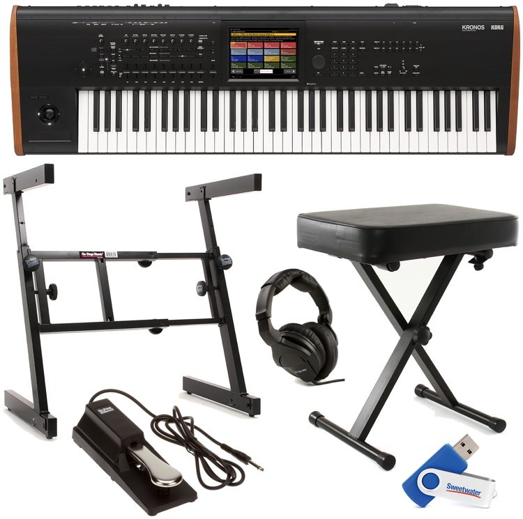 Korg Kronos 73-key Essential Keyboard Bundle | Sweetwater