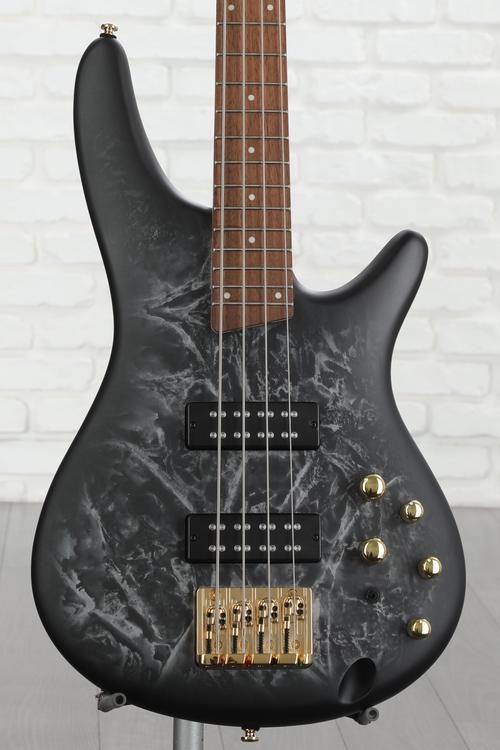 Ibanez SR Standard 4-string Electric Bass - Black Ice Frozen Matte ...