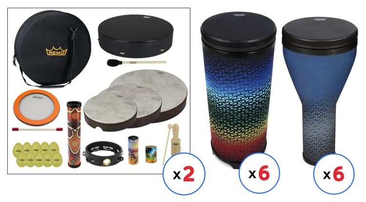 Remo Drum Circle Bundle - Large | Sweetwater