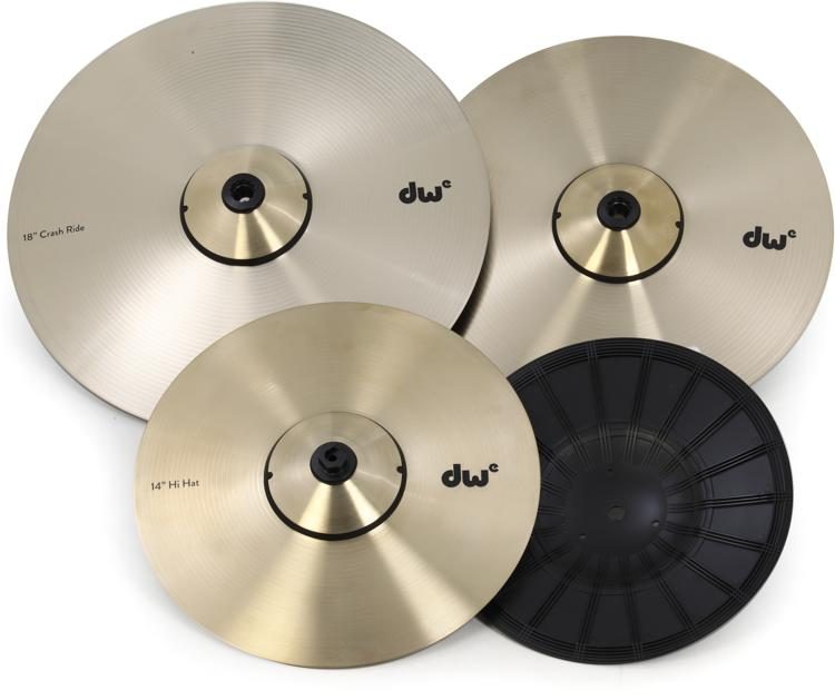 DW DWe 3-piece Electronic Cymbal Pack | Sweetwater