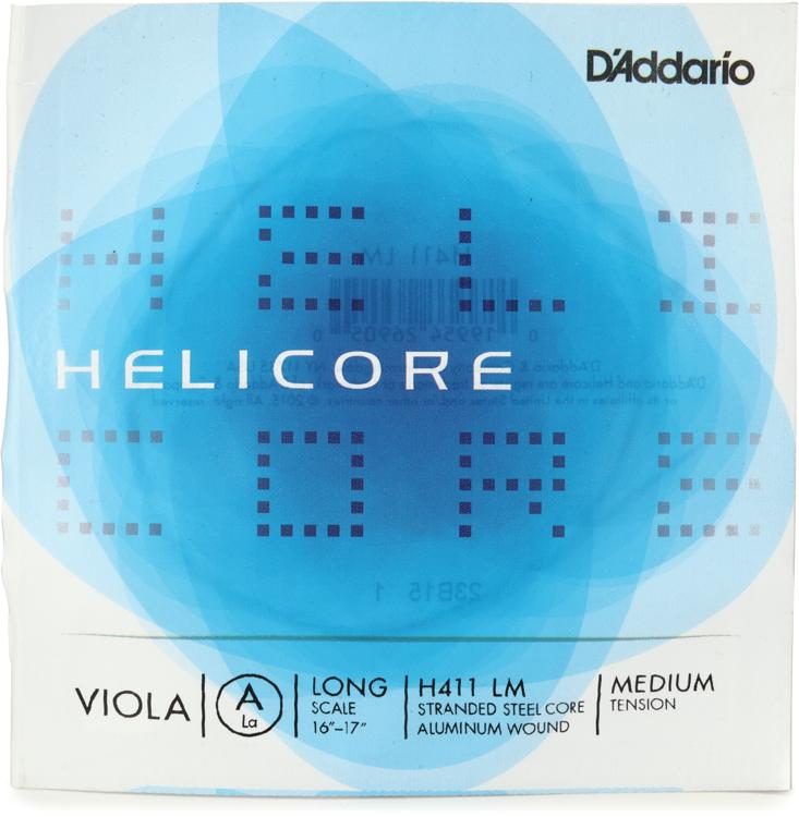 D'Addario H411 LM Helicore Viola A String - Long Scale | Sweetwater