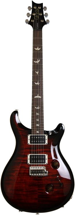 PRS Custom 24 Flame Top - Fire Red Wrap Around Burst | Sweetwater