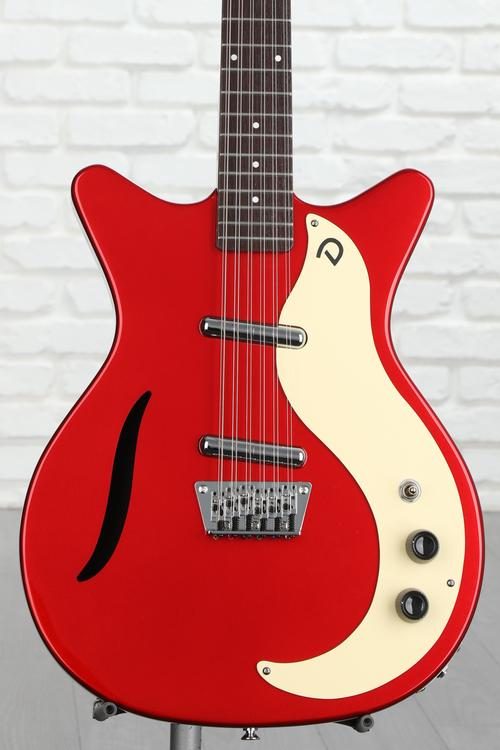 Danelectro Vintage 12 String Electric Guitar - Red Metallic | Sweetwater