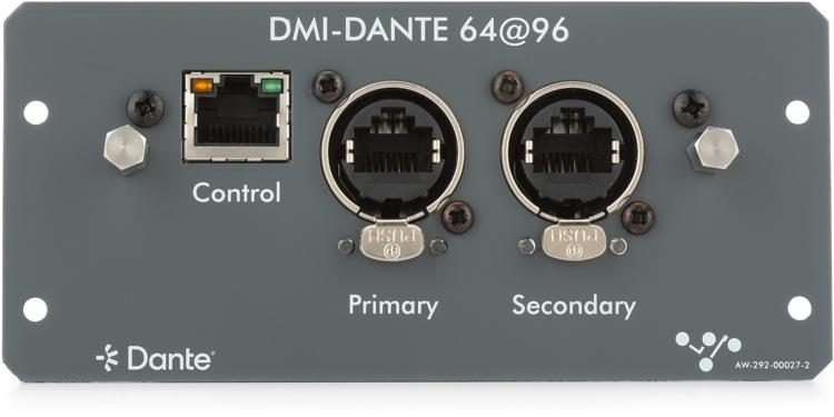 DiGiCo DMI-DANTE 2 64-channel I/O Option Card | Sweetwater