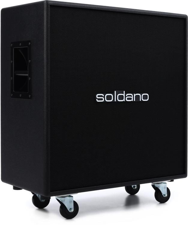 Soldano 412 Straight Cabinet 4x12" Extension Cabinet - Black | Sweetwater