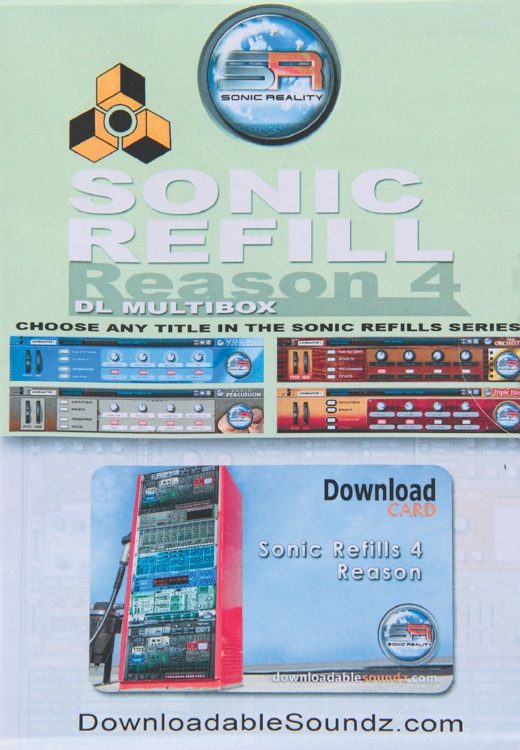 Sonic Reality Sonic ReFill Download | Sweetwater