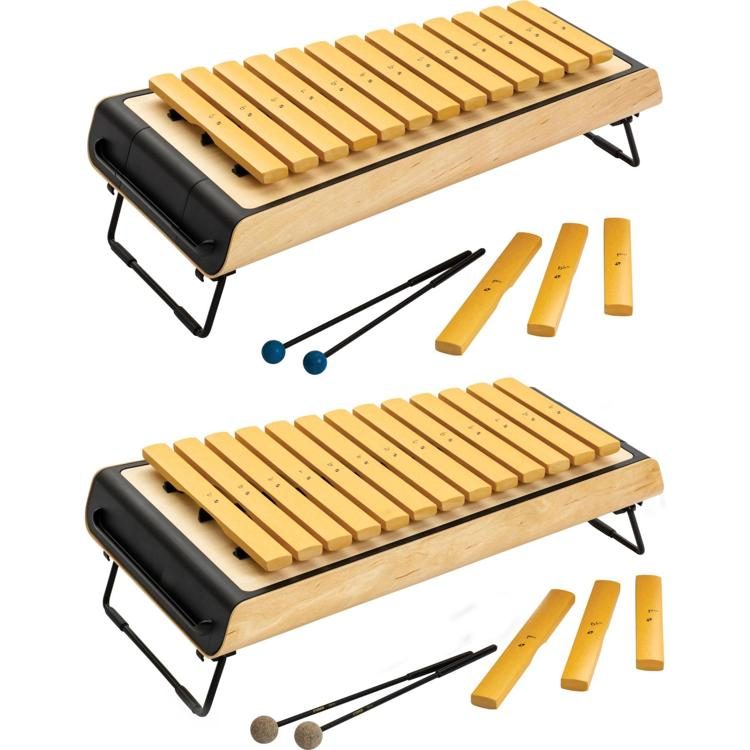 Sonor Orff Orff 100 SMART Soprano and Alto Xylophones with Palisono ...