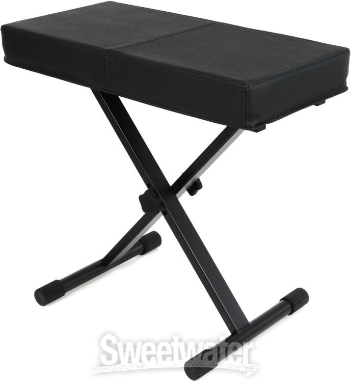 Black GFW-KEY-BNCH-1 Gator Frameworks Adjustable X-Frame Style Keyboard ...