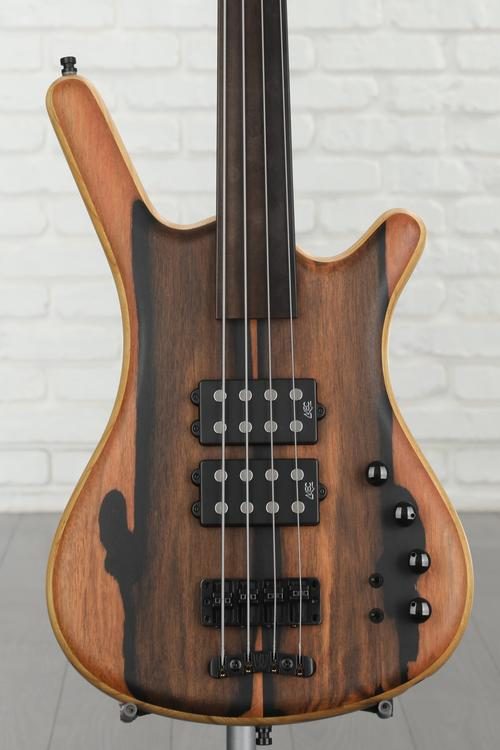Warwick Pro Series Corvette $$ Limited-edition 2023 Fretless Electric Bass Guitar - Natural ...