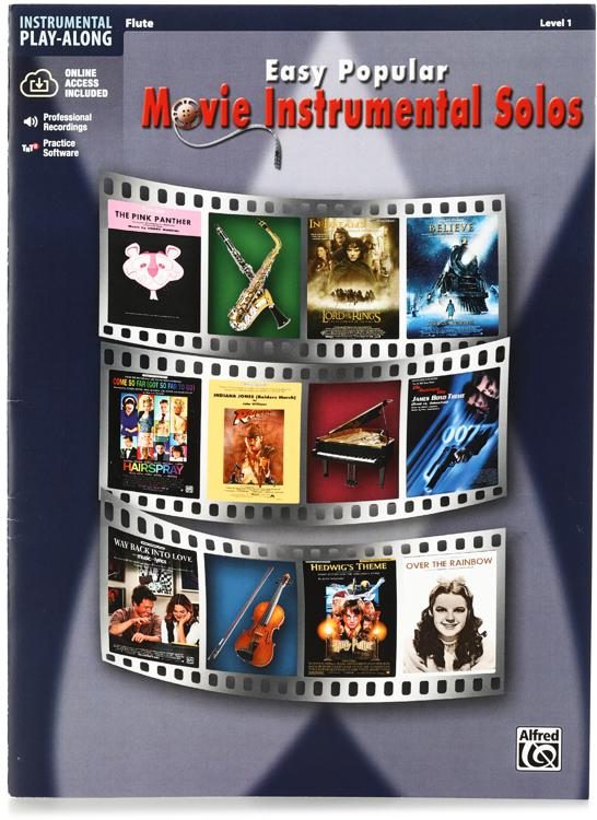 Alfred Easy Popular Movie Instrumental Solos - Level 1, Flute | Sweetwater