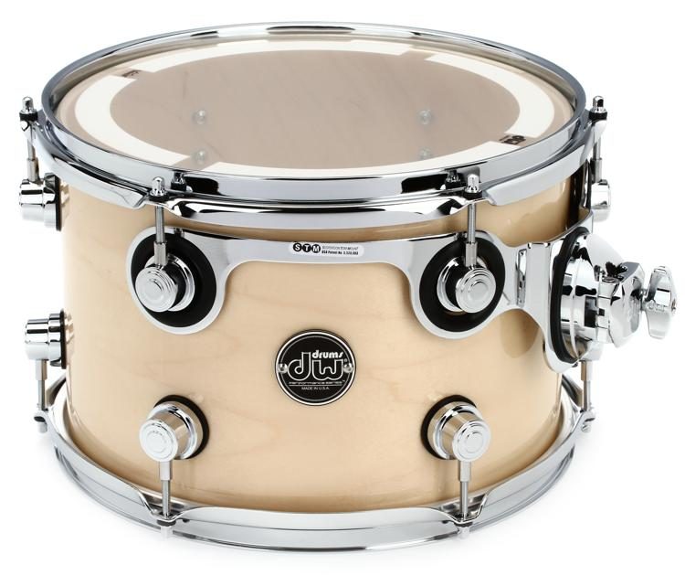 DW Performance Series Mounted Tom - 8 x 12 inch - Natural Lacquer ...