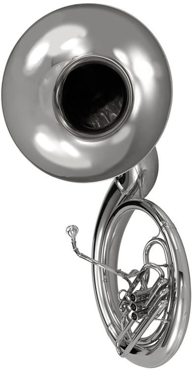White Sousaphone