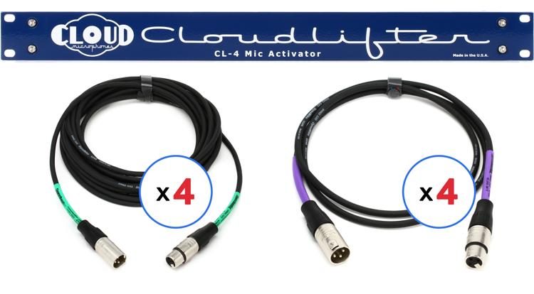 Cloud Microphones Cloudlifter CL-4 Rackmountable 4-channel Mic ...