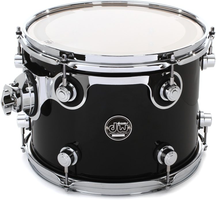 DW Performance Series Mounted Tom - 9 x 12 inch - Gloss Black Finish ...