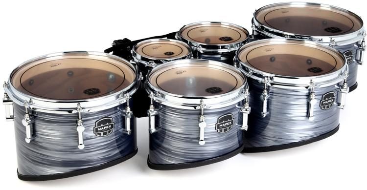 Mapex Quantum Mark II California Cut Marching Tenor Drum Sextet - 6/8 ...