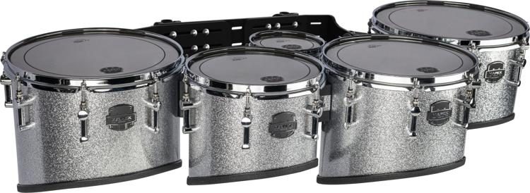 Mapex Quantum Mark II Classic Cut Marching Tenor Drum Quintet- 6-/10 ...
