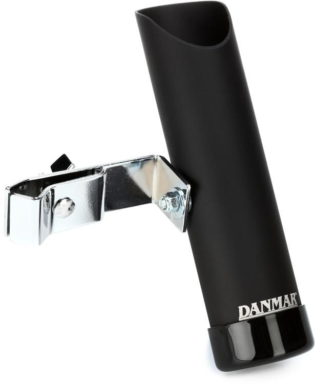 Danmar Anodized Aluminum Stick Holder - Black | Sweetwater