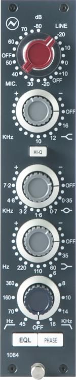 Neve 1084 Classic 80-series Microphone Preamp & EQ (vertical) | Sweetwater