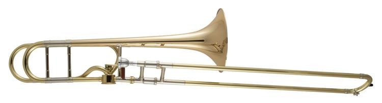 Bach 42 Stradivarius Professional Trombone - Lacquer with Gold Brass ...