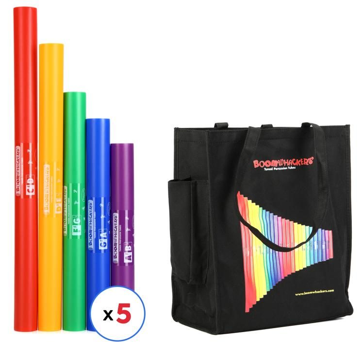 Boomwhackers 25-piece Chromatic Classroom Bundle with Bag | Sweetwater