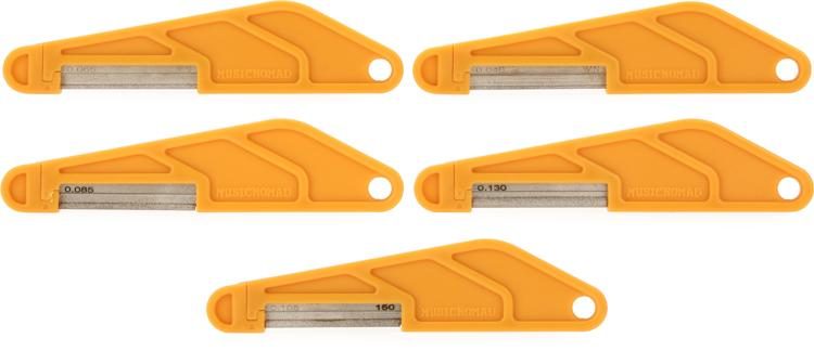 MusicNomad MN673 5-piece Bass Guitar Diamond Coated Nut File Set ...